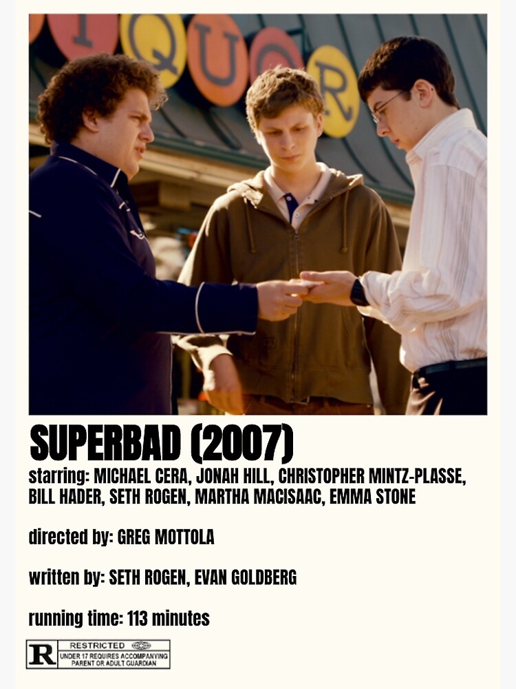 "Superbad Movie" Poster for Sale by rachwoz14 | Redbubble