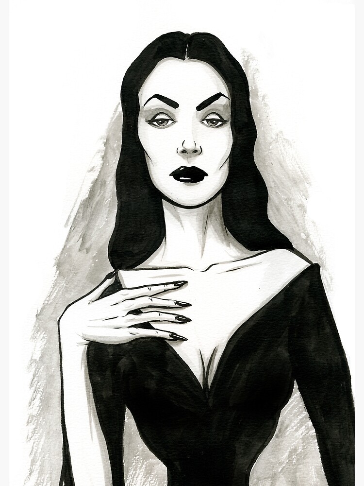 "Vampira" Art Print by jarofcomics | Redbubble