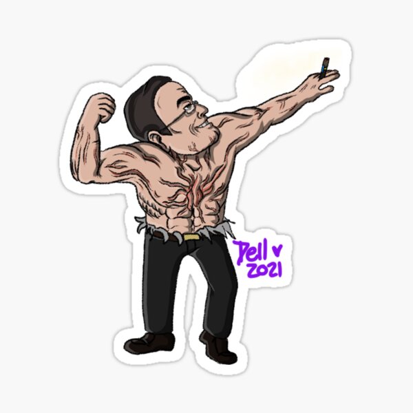 "Senator Armstrong Metal Gear a.k.a L E G W E A K" Sticker for Sale by ...