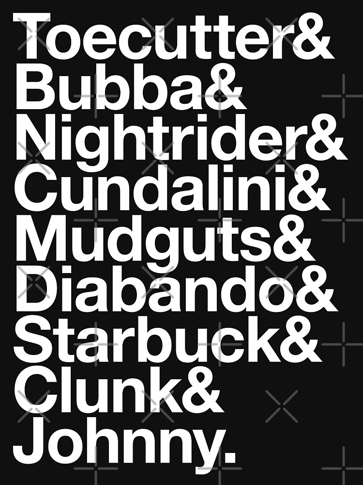 "Toecutter's gang." T-shirt by BAHarrison | Redbubble