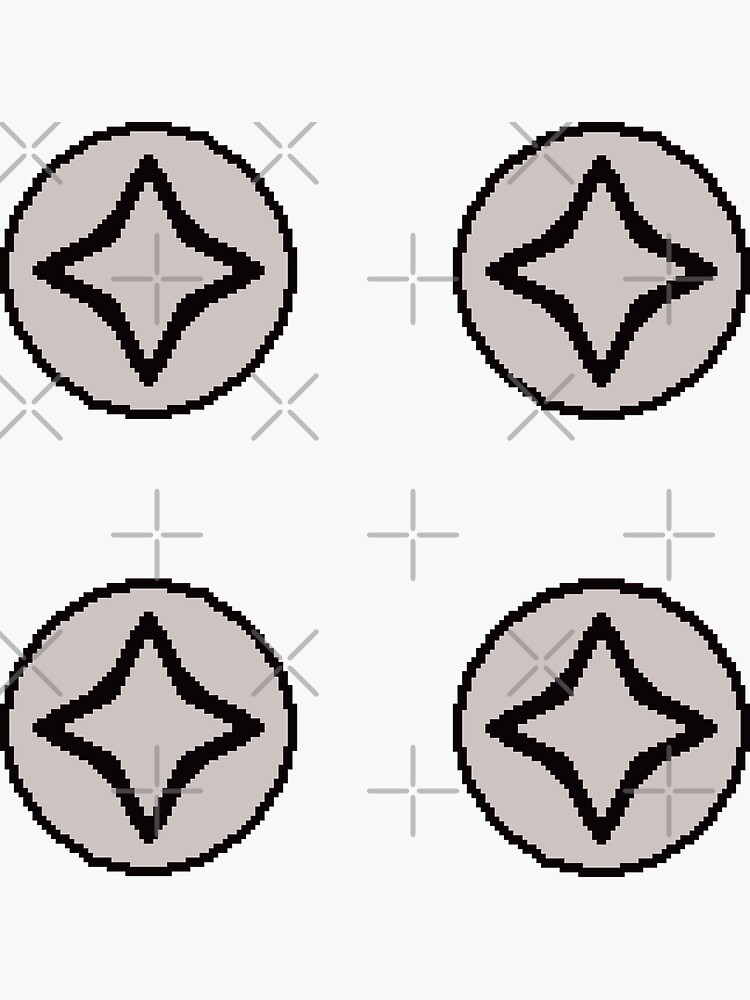 Pegatina «Paquete de símbolos de maná incoloro o desechos | MTG» de ...