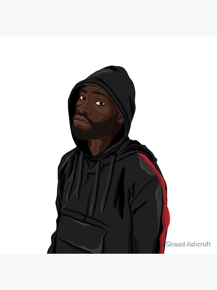 "Dave - UK Rapper and Grime Artist" Sticker by DotworkOrange | Redbubble