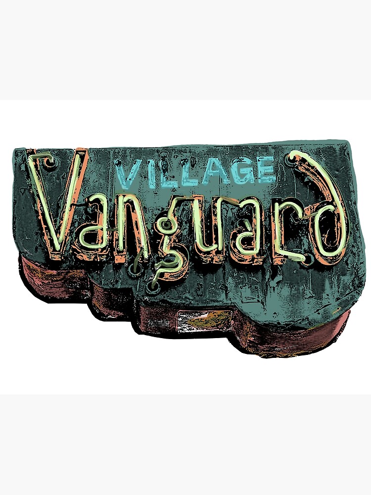 "Old Village Vanguard Sign" Poster for Sale by spencerSteveS | Redbubble
