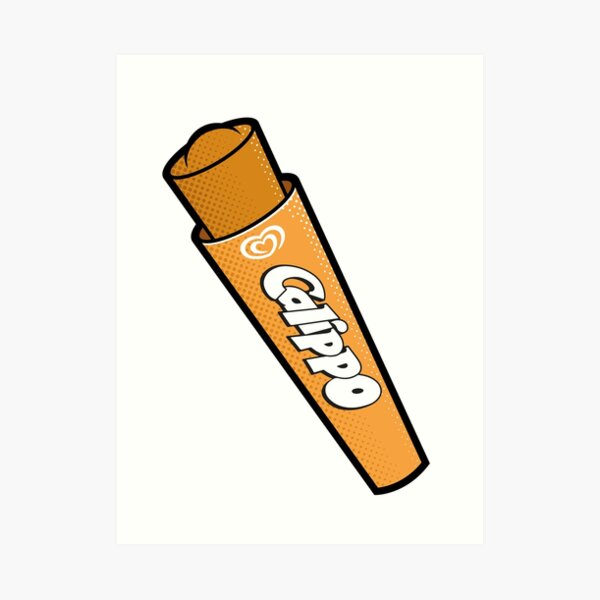 "Orange Calippo" Art Print for Sale by undeadorange | Redbubble