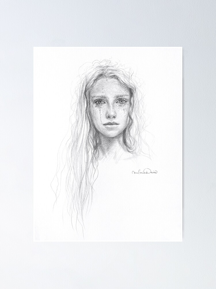 "Don't Cry, It Will Ruin Your Mascara" Poster by melaniedavisart ...