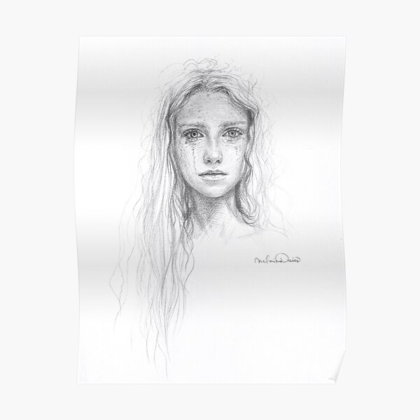 "Don't Cry, It Will Ruin Your Mascara" Poster by melaniedavisart ...