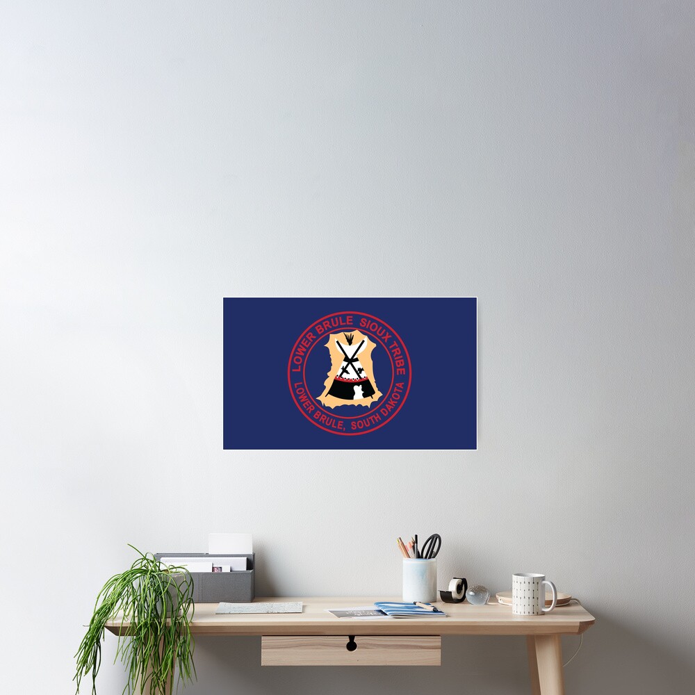 "Flag of Lower Brule Sioux Tribe USA" Poster for Sale by mo91 | Redbubble