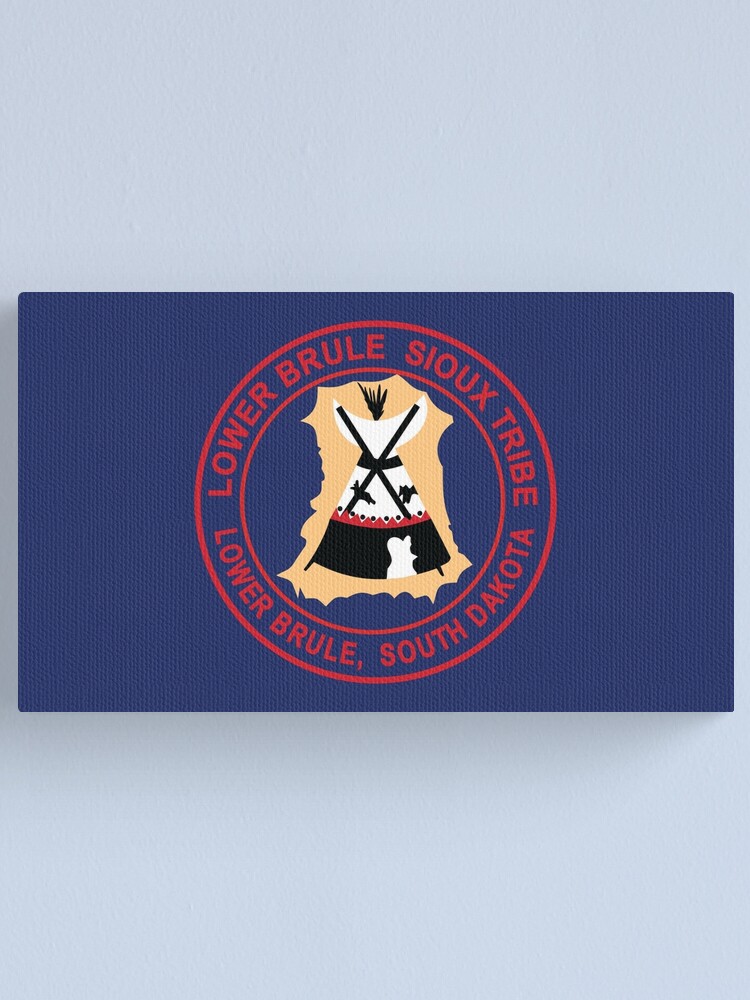 "Flag of Lower Brule Sioux Tribe USA" Canvas Print for Sale by mo91 ...