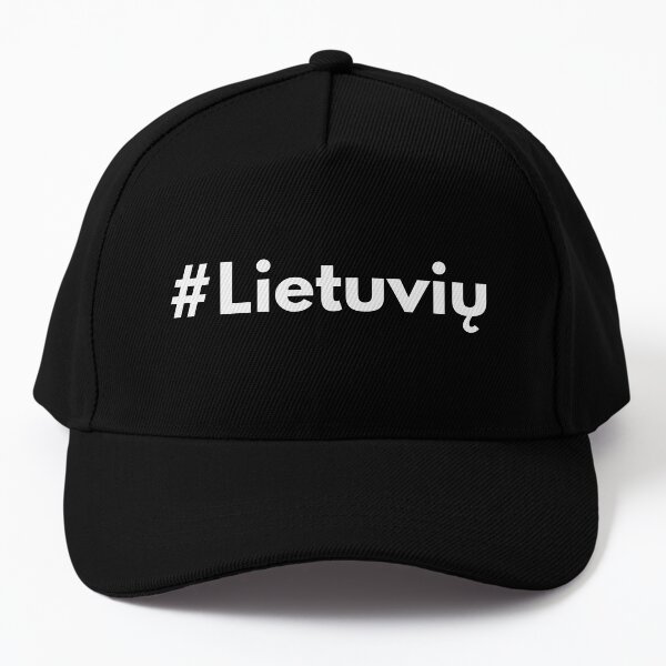 "Hashtag Lietuvių - Lithuanian language" Cap for Sale by HashtagZone ...