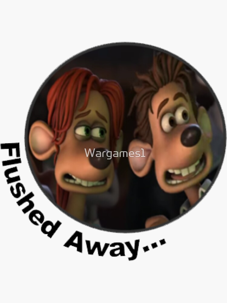 Flushed Away Roddy And Rita Sticker By Wargames1 Redbubble