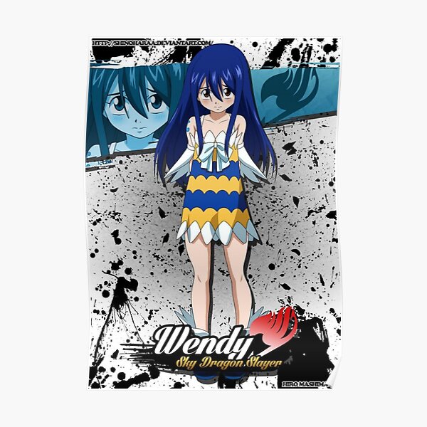 "Fairy tail wendy" Poster for Sale by Soulzodiac | Redbubble