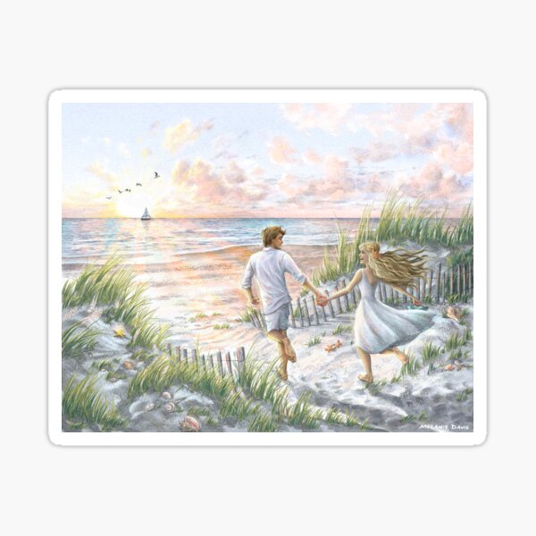 "Heaven" Sticker for Sale by melaniedavisart | Redbubble