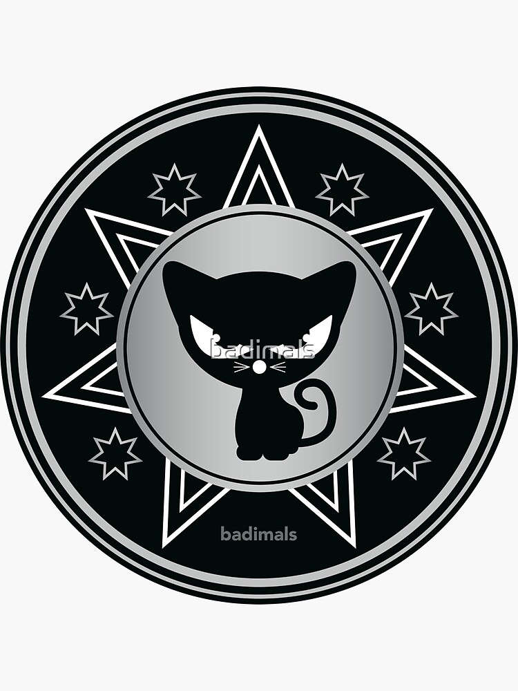 "Boss Cat" Sticker for Sale by badimals | Redbubble