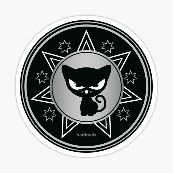 "Boss Cat" Sticker for Sale by badimals | Redbubble