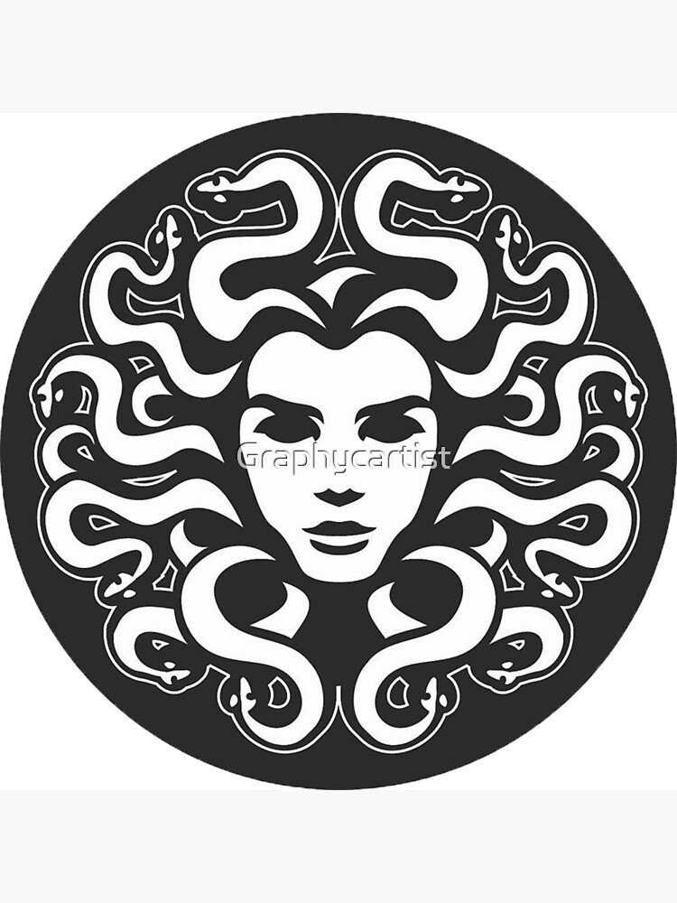 "medusa gorgon,gorgon,medusa,mythology, logo" Poster for Sale by ...