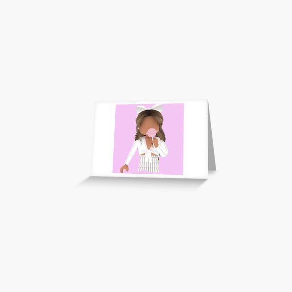 "aesthetic roblox girl" Greeting Card by sadokartista | Redbubble