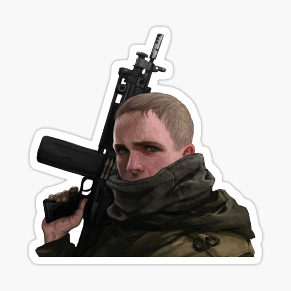 Pegatina «Trombley: Generation Kill (Sin fondo)» de tacticalhog | Redbubble