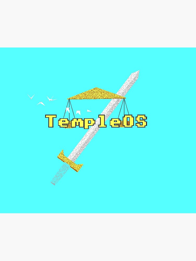 "Temple OS" Mouse Pad for Sale by JovianSlim | Redbubble