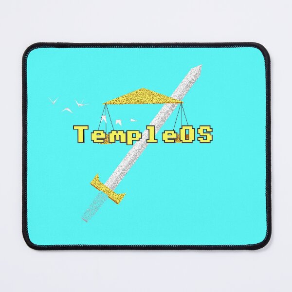 "Temple OS" Mouse Pad for Sale by JovianSlim | Redbubble