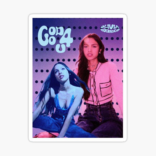 "Olivia Rodrigo - Good 4 U" Sticker by ryanbenson22 | Redbubble