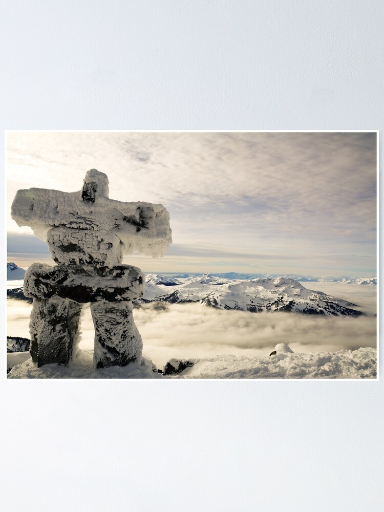"The Inukshuk of Blackcomb" Poster for Sale by shenryo | Redbubble
