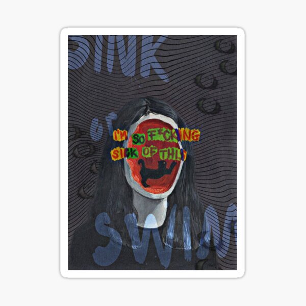 "Grunge Art" Sticker for Sale by Savsartwork | Redbubble