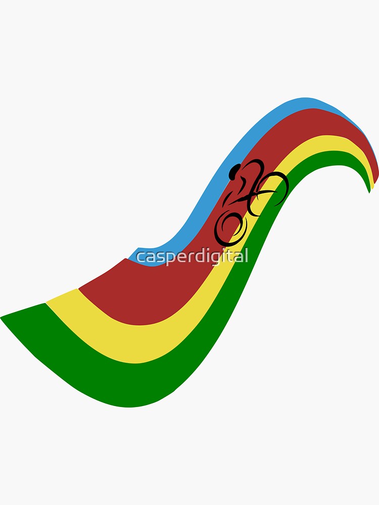 " Cycling World Championship" Sticker for Sale by casperdigital | Redbubble