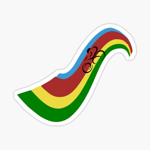 " Cycling World Championship" Sticker for Sale by casperdigital | Redbubble