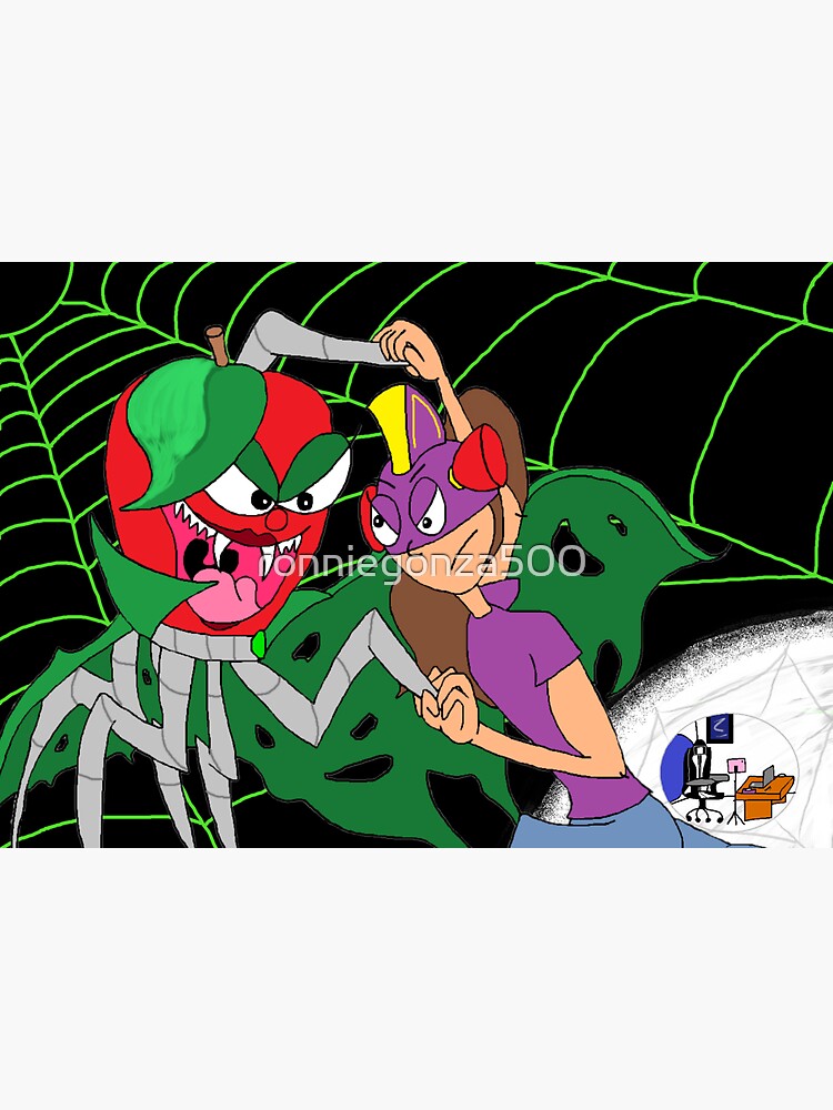 "LarryBoy Fanatic vs. Bad Apple" Sticker for Sale by ronniegonza500 ...