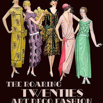 "The Roaring 20s Art Deco Fashion " Poster for Sale by joseech | Redbubble