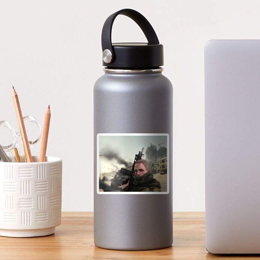 "Trombley : Generation Kill (Heavily-blurred background)" Sticker for ...