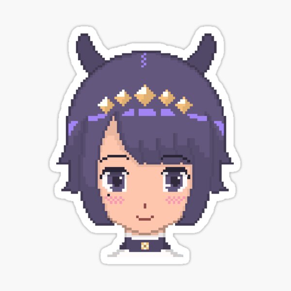 "pixel ninomae ina'nis" Sticker by omro-omrana | Redbubble