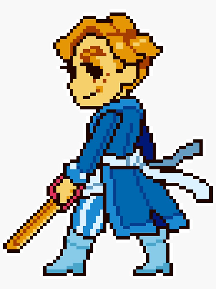 "Annabelle Cheddar Pixel" Sticker for Sale by devildaisy | Redbubble