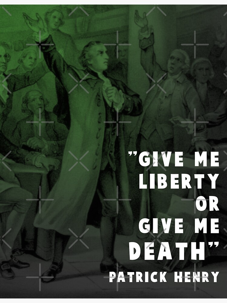 "Patrick Henry" Sticker by Pchastain98 | Redbubble