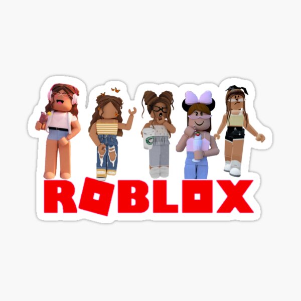 " roblox girl aesthetic roblox girl" Sticker by pixdesign | Redbubble