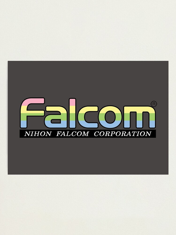 "Nihon Falcom (日本ファルコム) Logo" Photographic Print for Sale by RubenCRM ...