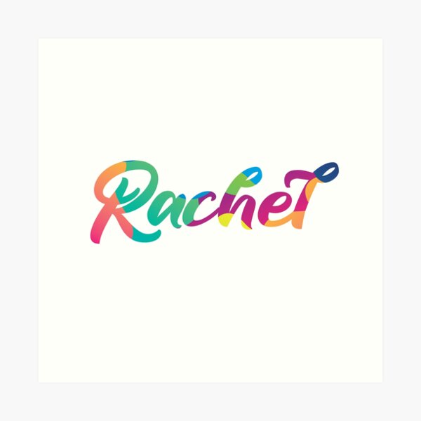 "Rachel - Aesthetic Name Art Style" Art Print for Sale by ...