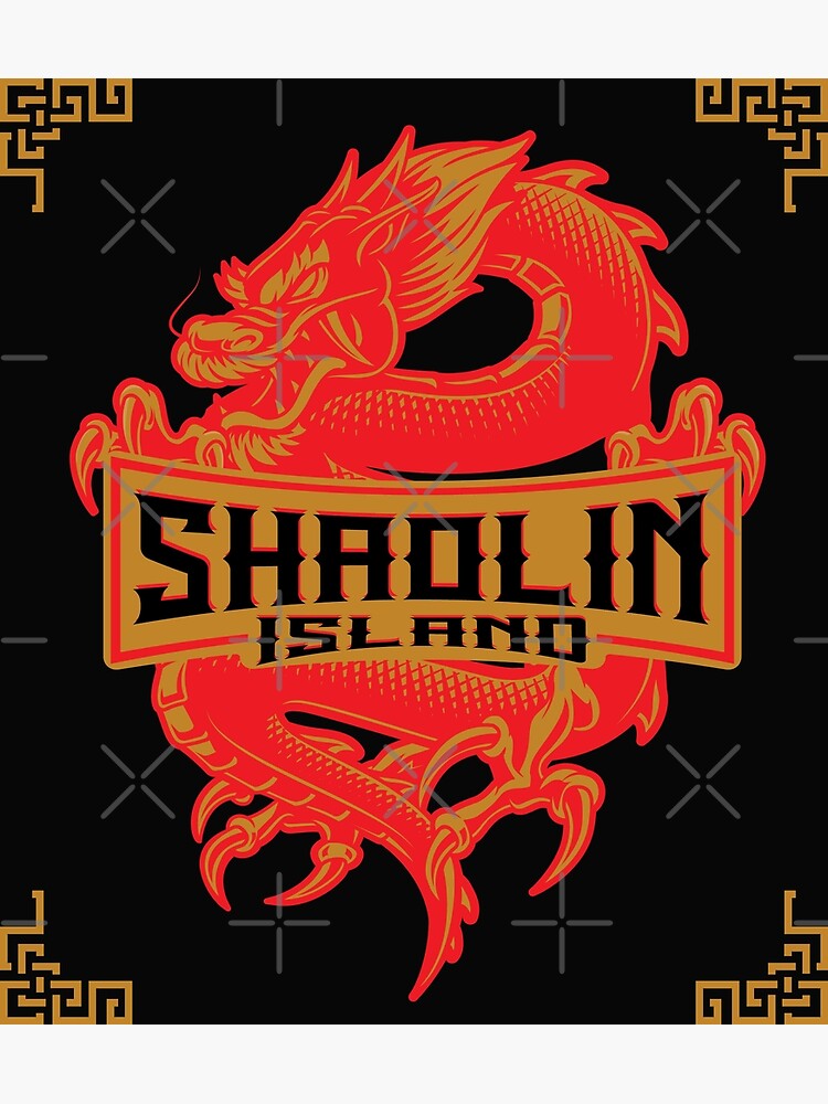 "SHAOLIN DRAGON MENU" Poster for Sale by bluebaby | Redbubble