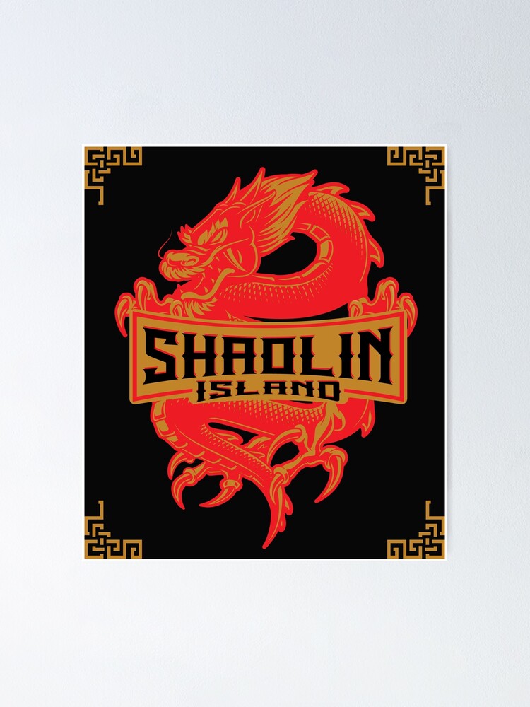 "SHAOLIN DRAGON MENU" Poster for Sale by bluebaby | Redbubble