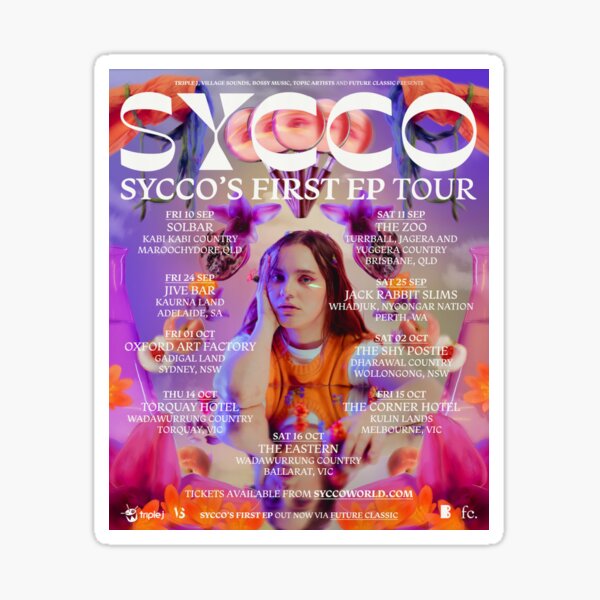 "Sycco #1" Sticker for Sale by evieusher | Redbubble