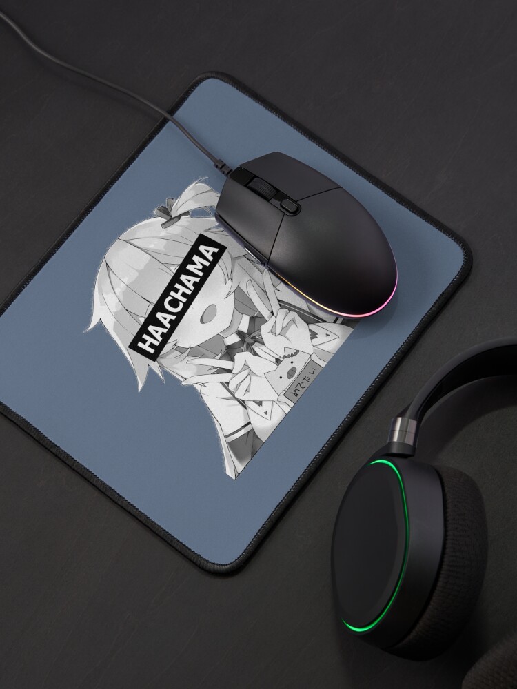 "HAACHAMA Censored Akai Haato " Mouse Pad for Sale by Christopher668 ...