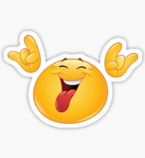 Heavy Metal Emoji Stickers | Redbubble