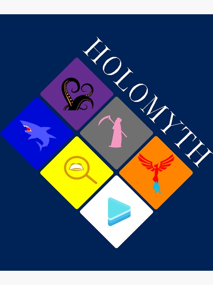 "Hololive EN Holomyth " Poster by Christopher668 | Redbubble