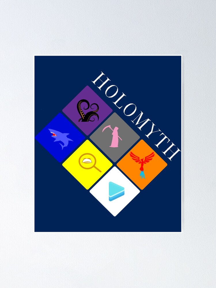 "Hololive EN Holomyth " Poster by Christopher668 | Redbubble