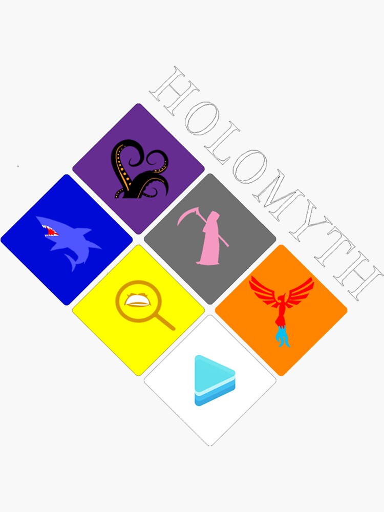 "Hololive EN Holomyth " Sticker for Sale by Christopher668 | Redbubble