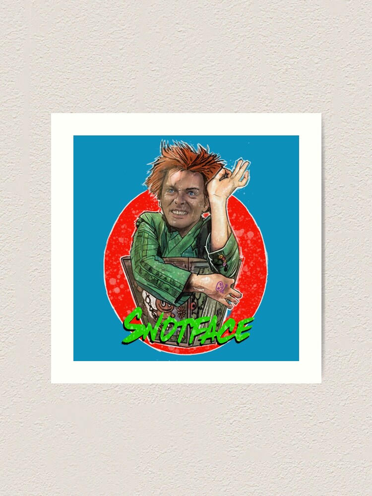 "Drop Dead, Fred! Snotface " Art Print for Sale by Enigmatic604 | Redbubble