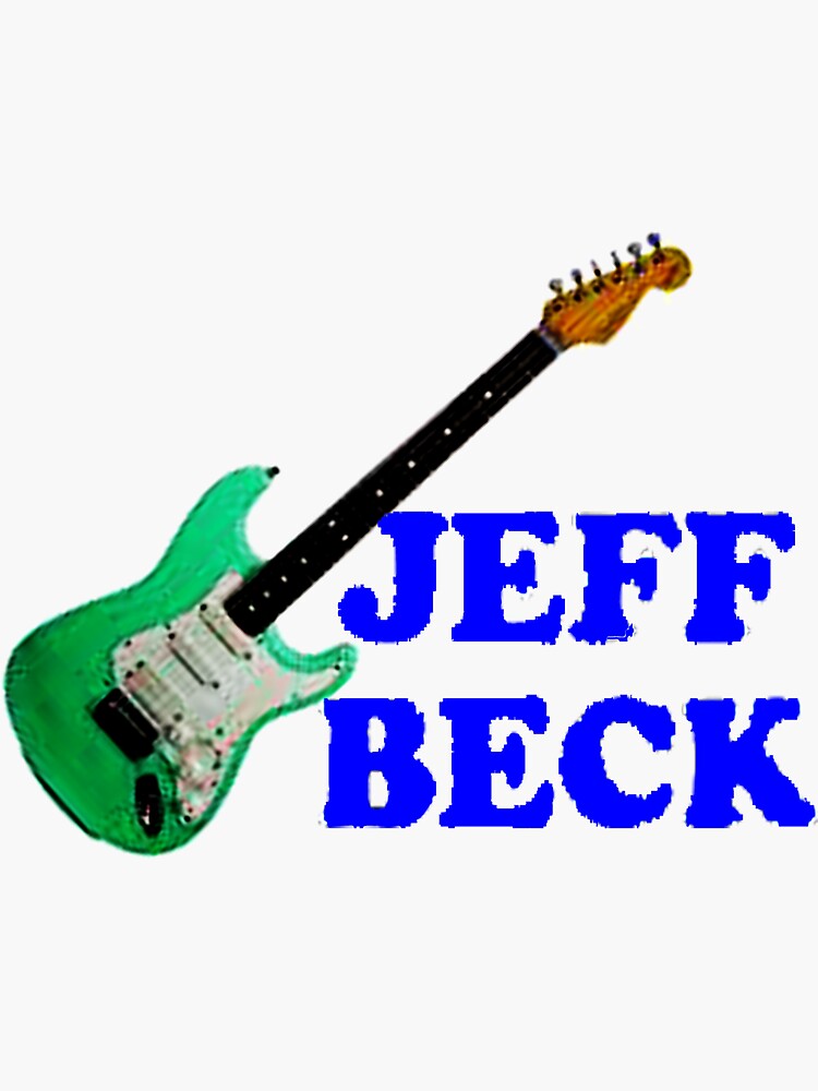 "jeff beck" Sticker by gfulep5i | Redbubble