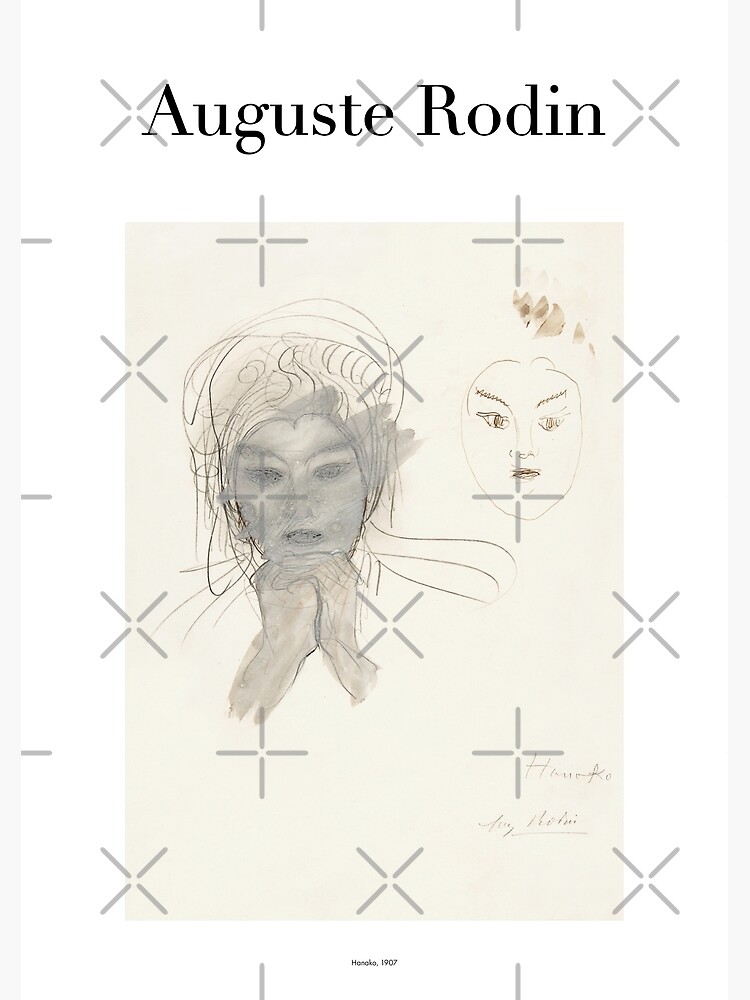 Auguste Rodin - Hanako 1907 Premium Matte Vertical Poster
