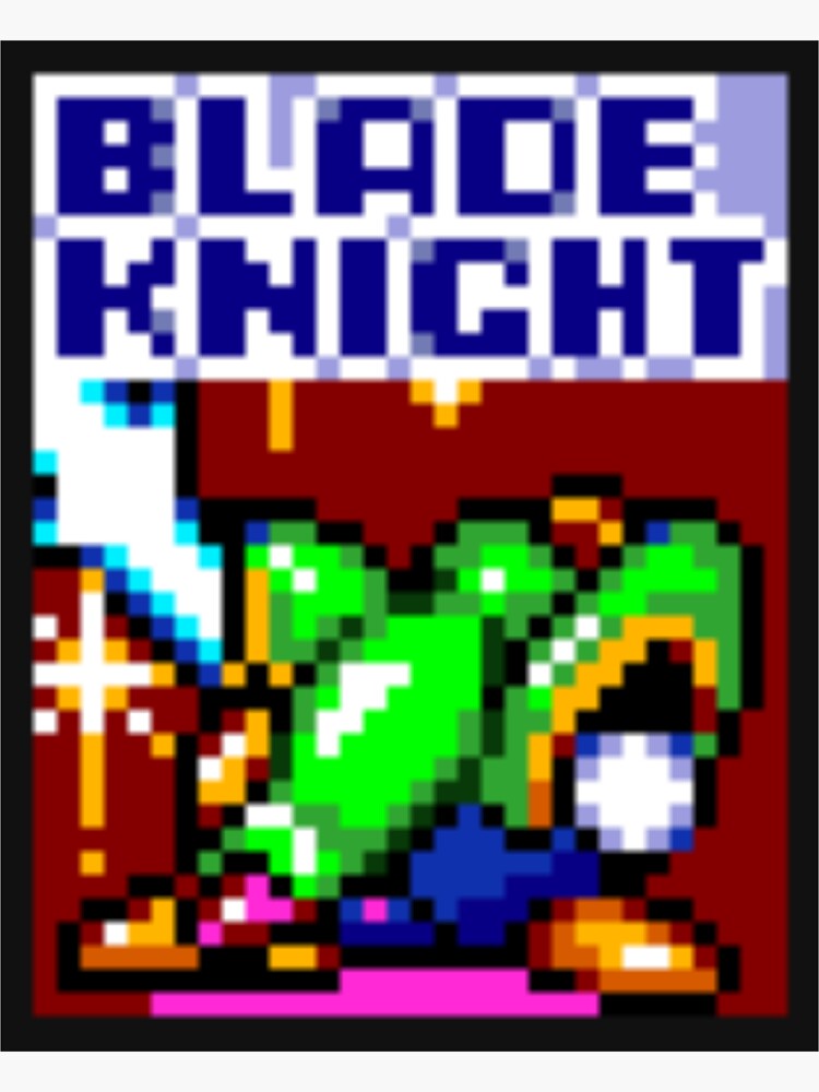 "Blade Knight" Sticker by Double-Ghost | Redbubble