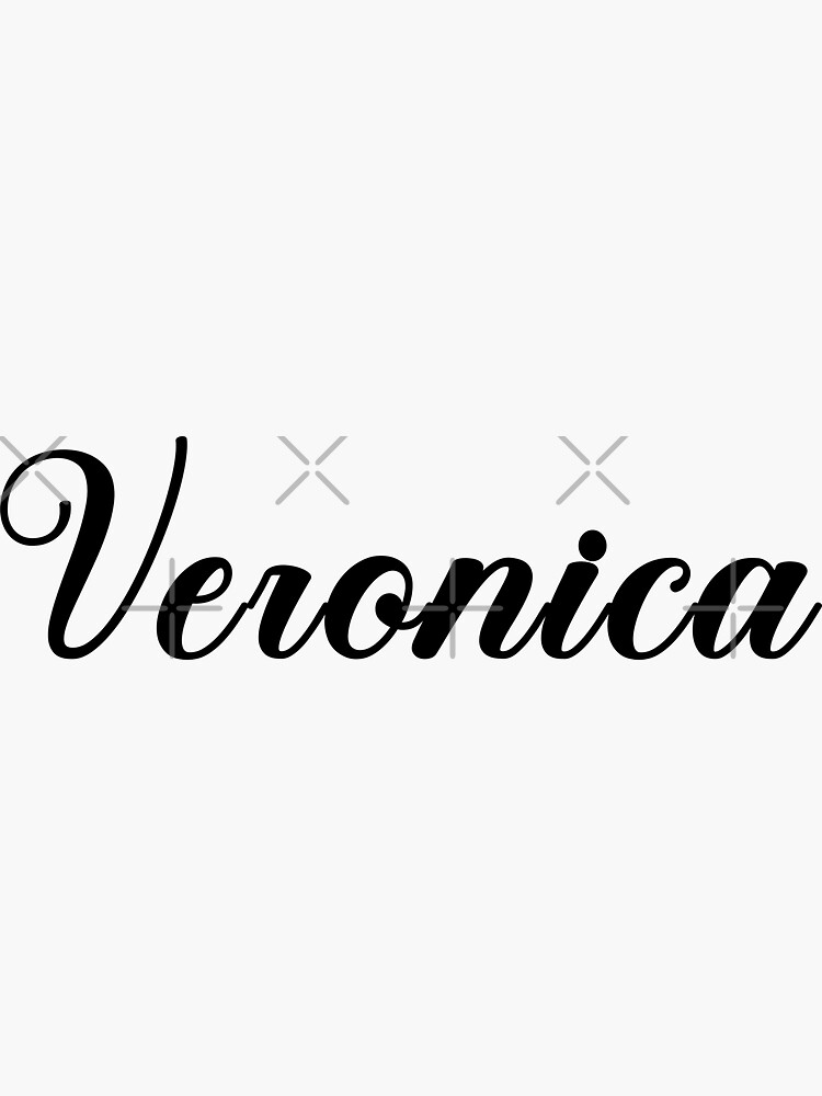 "Veronica - Aesthetic Name Art Style" Sticker for Sale by ...